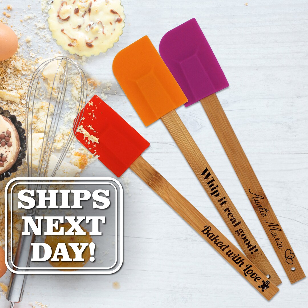 Silicone Spatula Engraved Spatula Customized Personalized Baking Gift ...