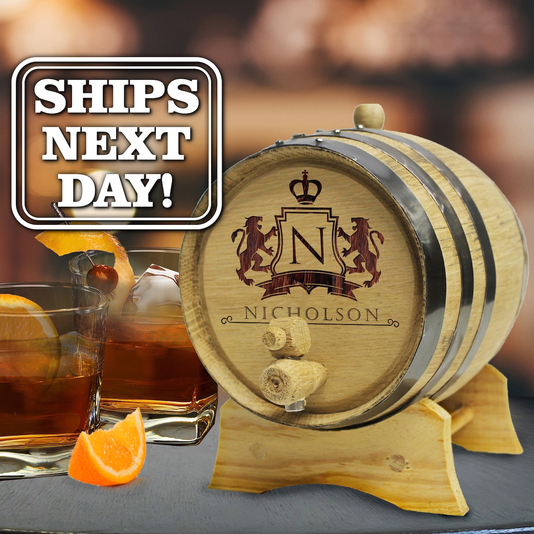 Custom Aging Barrel Mini Oak Barrel Small Whiskey Barrel Wooden Whiskey ...