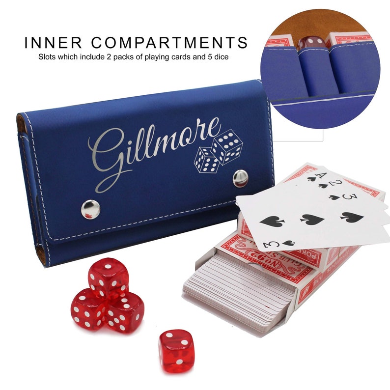 Playing Card Case Poker Gift Box Personalized Playing Card | Etsy