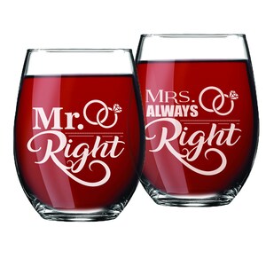 Mr Right Mug, Mrs Always Right Coffee Mug, Mr and Mrs Mugs, Coffee Mug ...