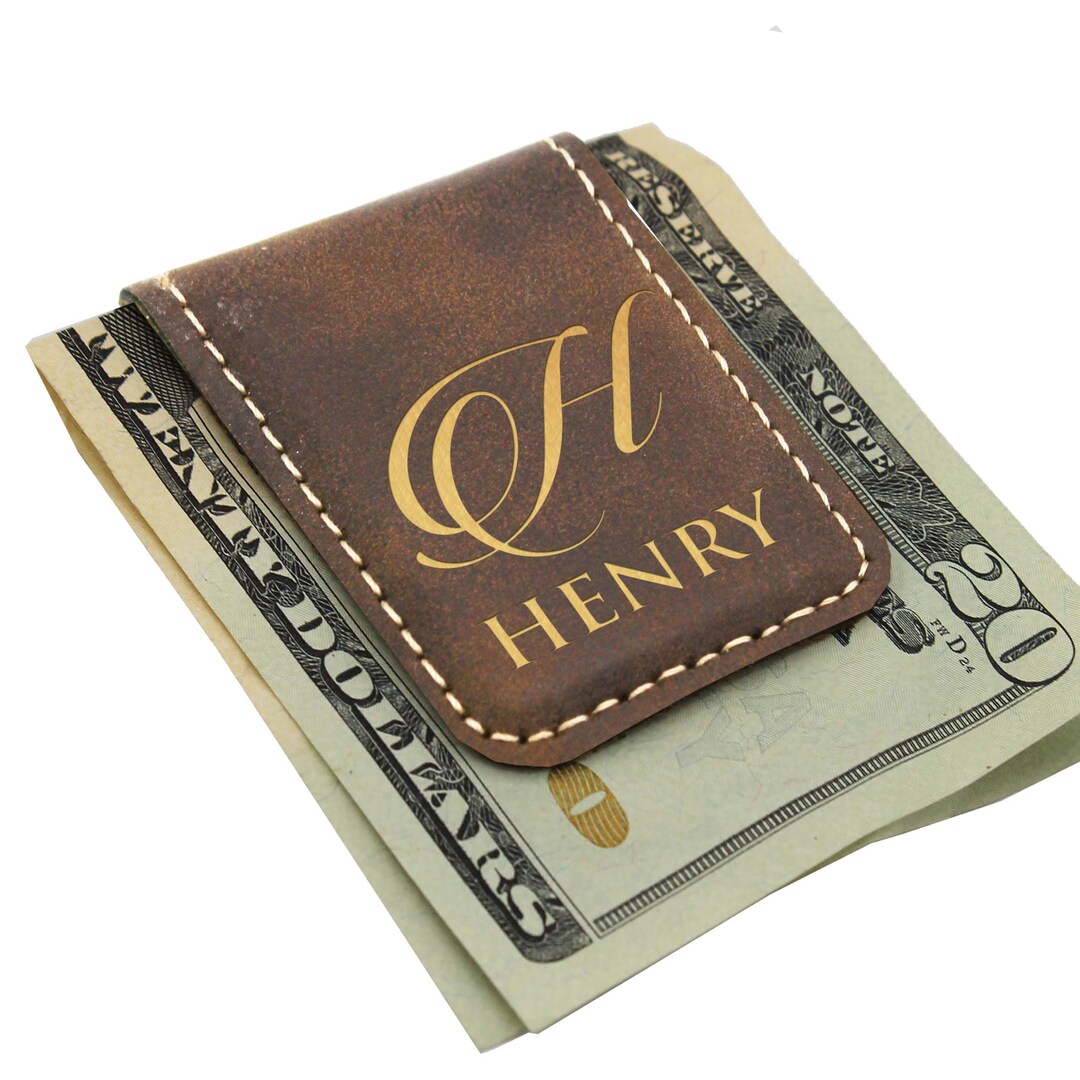 Monogram Money Clip Money Clips Engraved Money Clip for Men Groomsmen ...