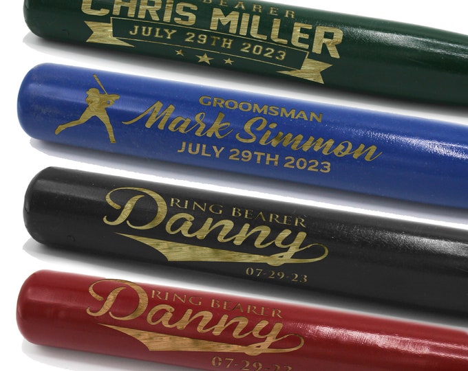 Personalized Mini Wood Baseball Bat for Baseball Themed Room With Sport ...