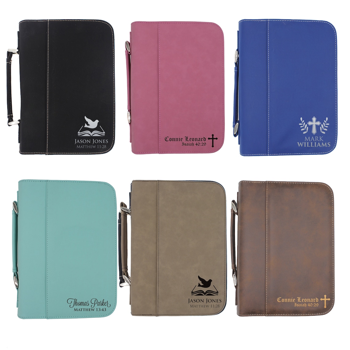Personalized Bible Cover - Custom Bible Case - Engraved Bible Carrier ...