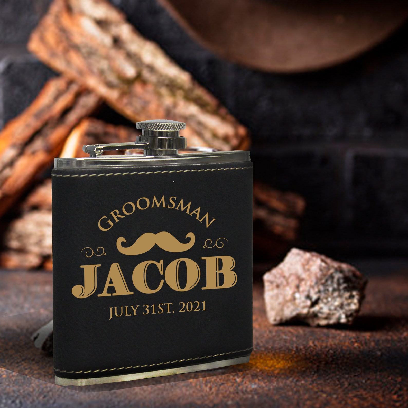 Groomsmen Flask Groomsmen Gift Gift for Groomsmen - Etsy