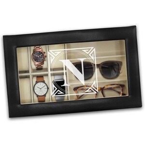 Personalized Watch and Sunglasses Box - Engraved Sunglasses and Watch ...