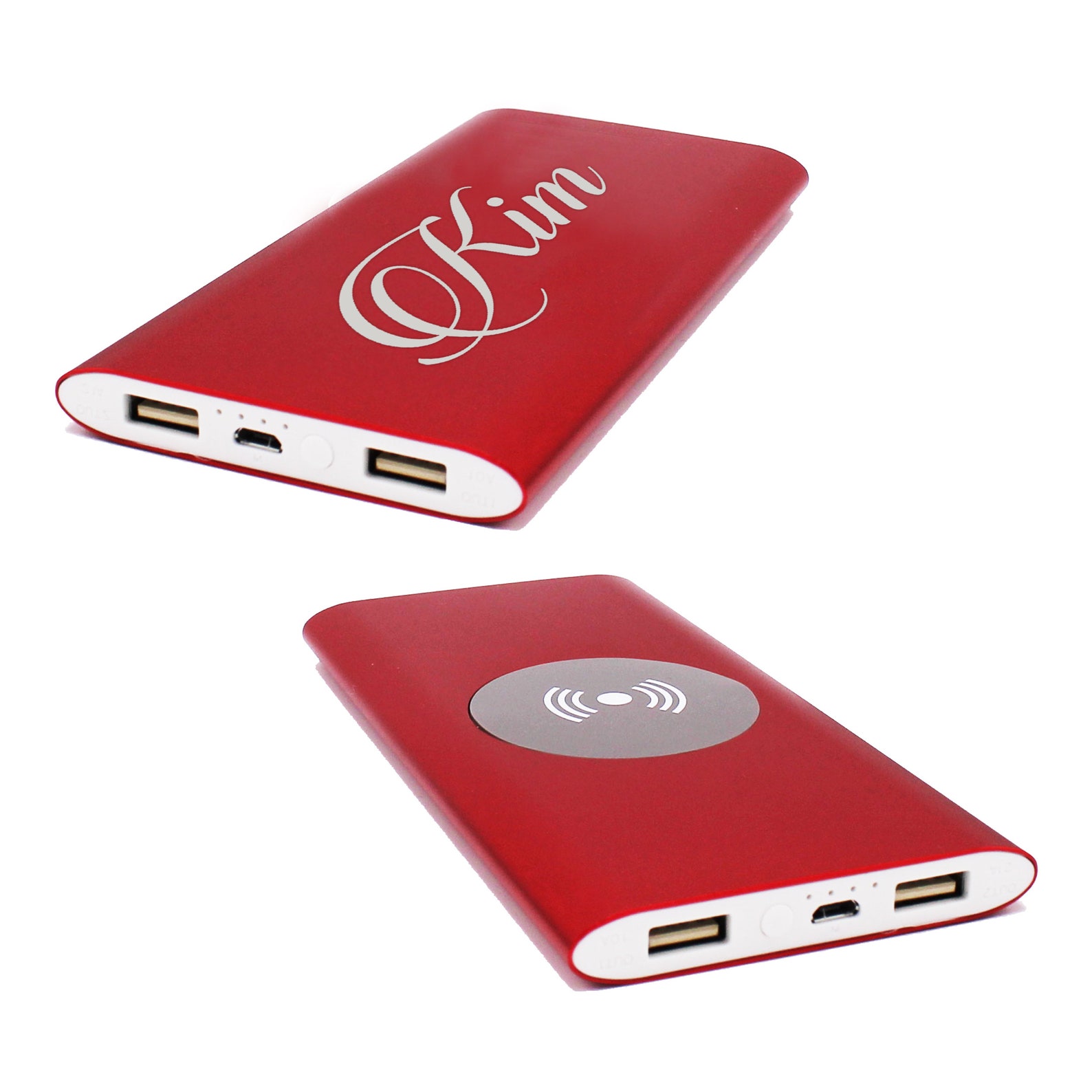 Portable Custom Phone Charger - Wireless Charging Pad - Portable ...