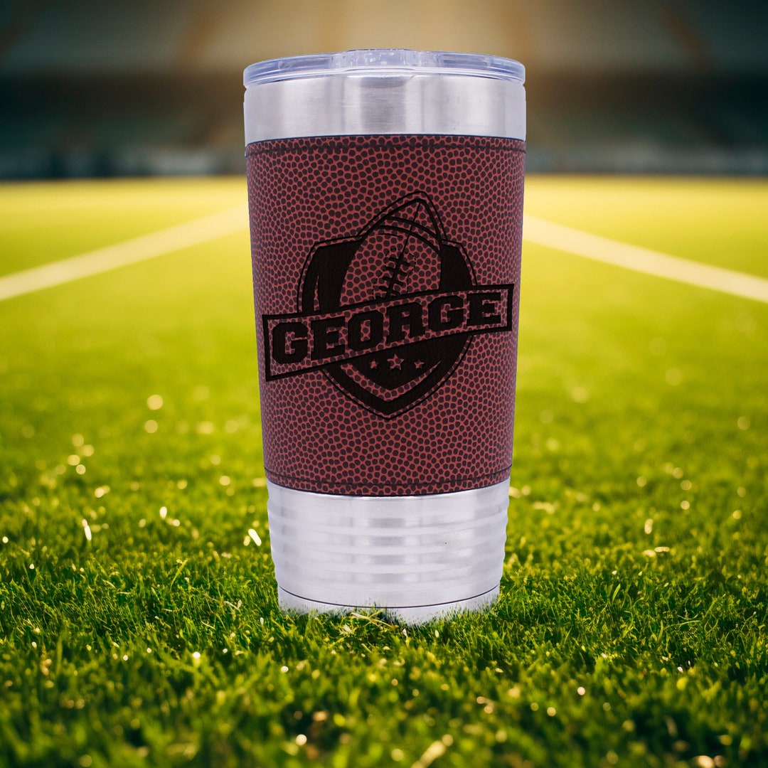 Football Cup - Custom Personalized Football Glass - Football Tumbler ...