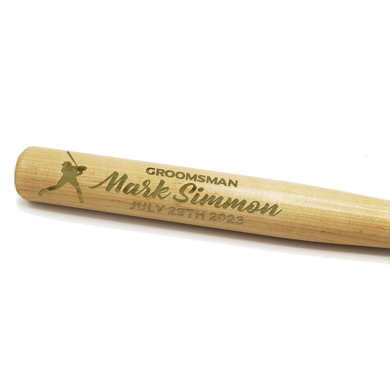 Personalized Mini Baseball Bat - Custom Engraved Ring Bearer Gift ...