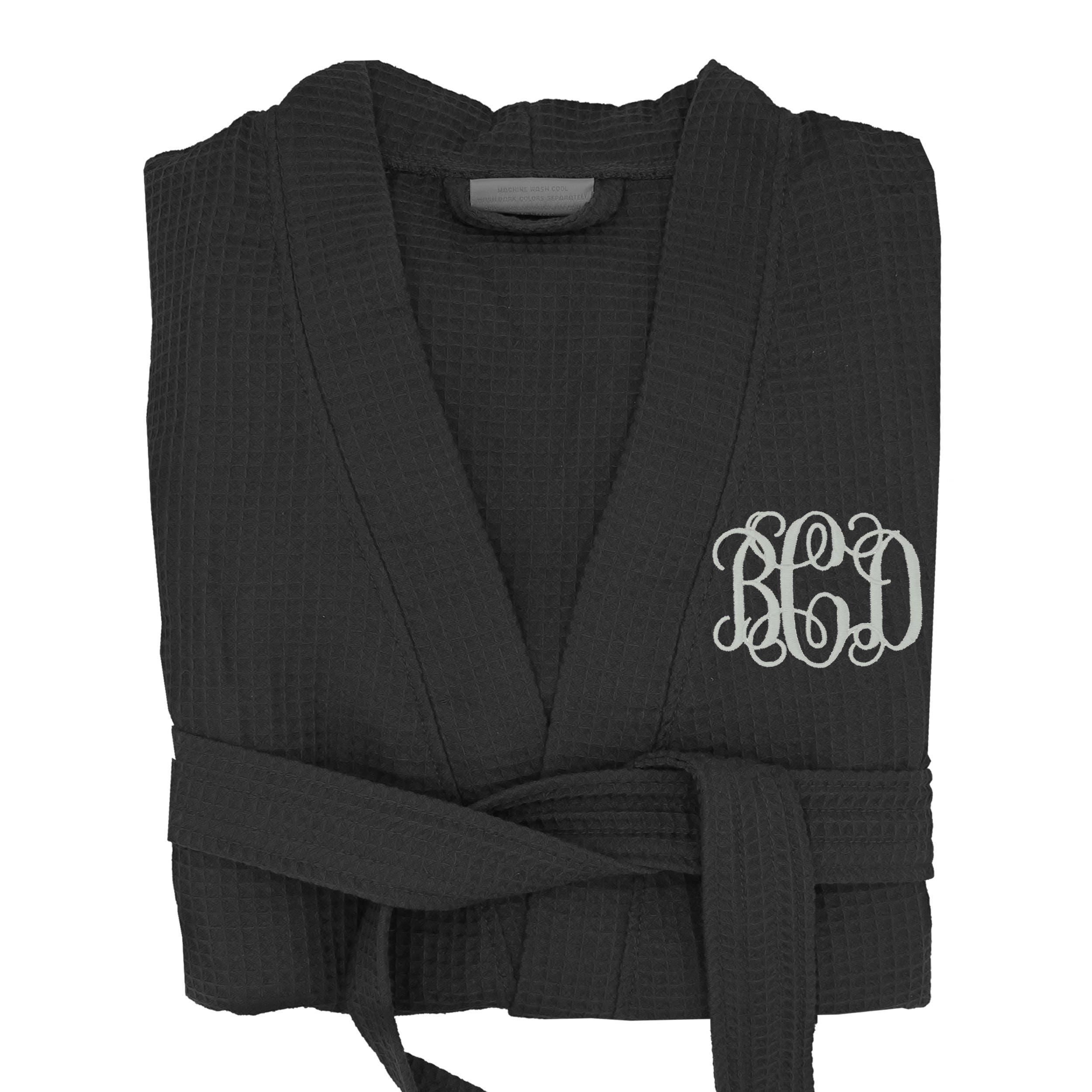 Wedding Robes - Bridesmaid Waffle Robes - Monogrammed Bridesmaid Robes ...