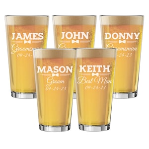 Personalized Pint Glass, Engraved Beer Glass, Custom Beer Glass ...