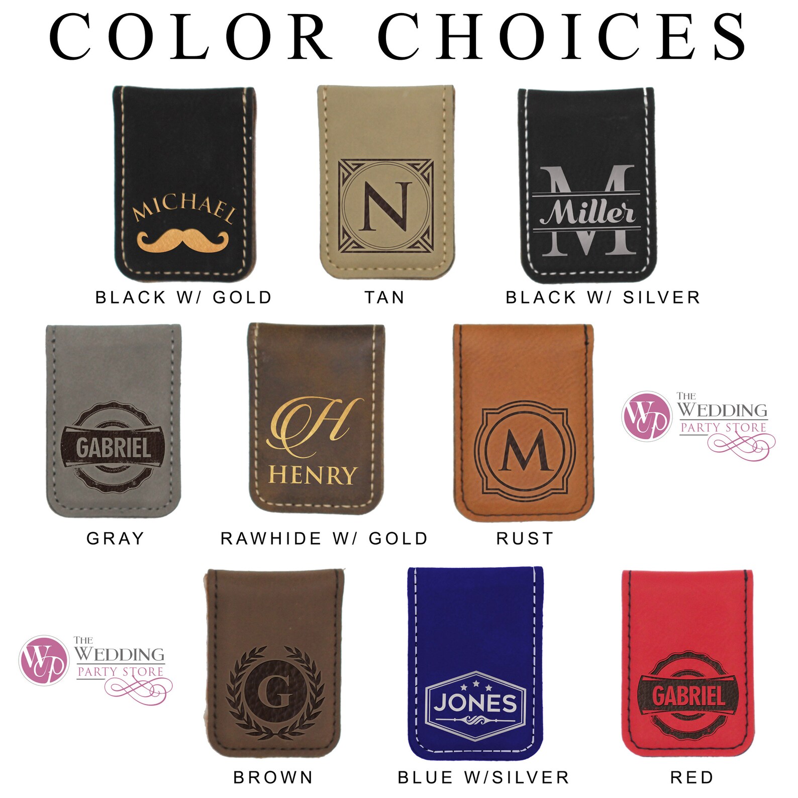 Monogram Money Clip Money Clips Engraved Money Clip for - Etsy