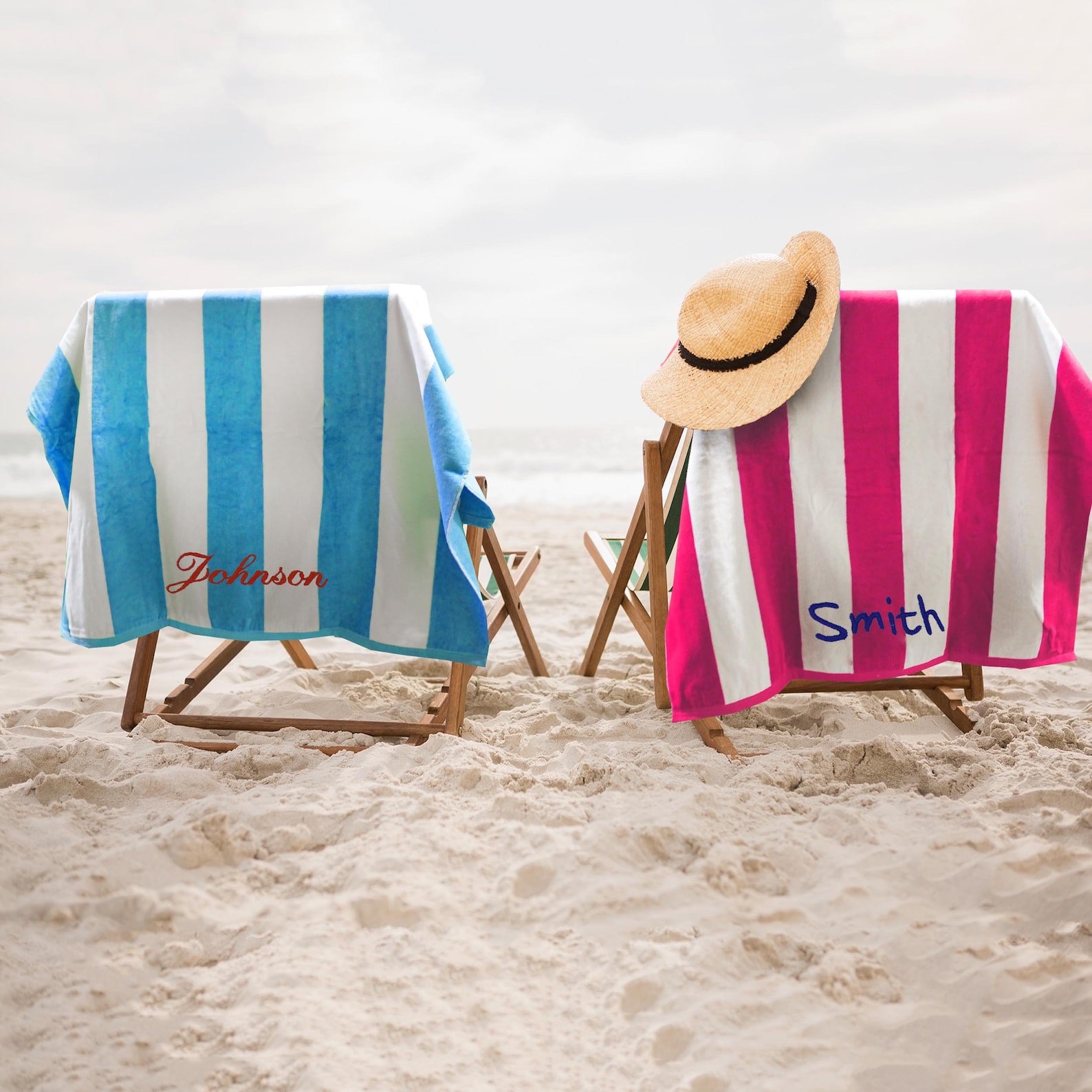 Custom Beach Towel, Embroidered Beach Towel, Pool Towel, Personalized ...