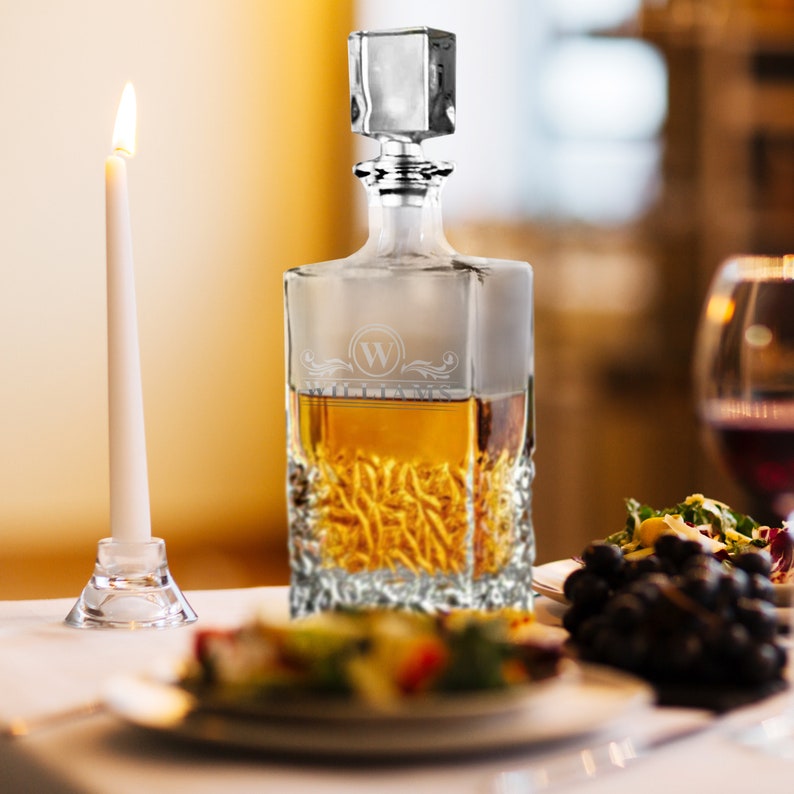 Whiskey Decanter Personalized Custom Whiskey Set Engraved | Etsy