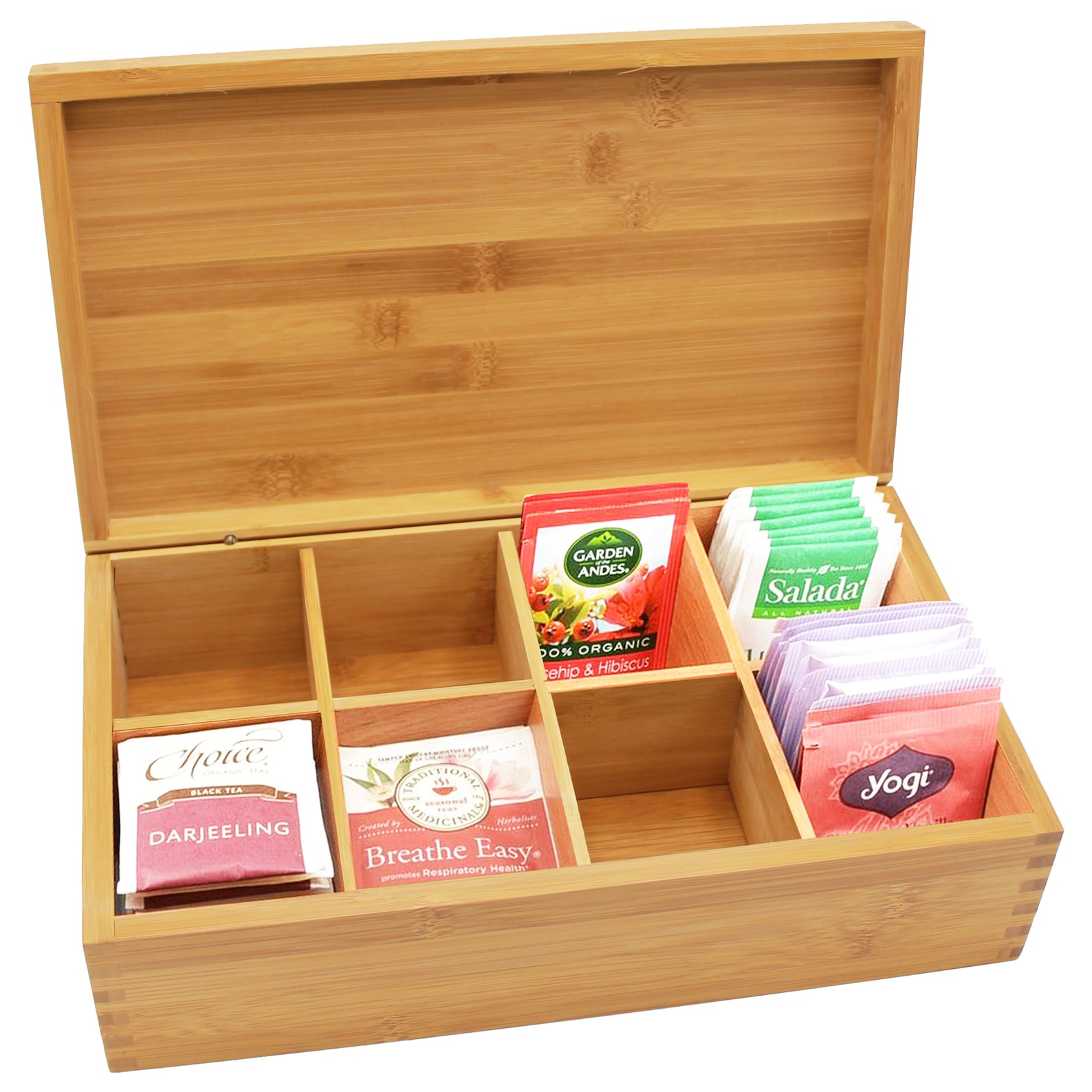 Tea Drinker Gifts Bamboo Tea Caddy Box Tea Storage - Etsy