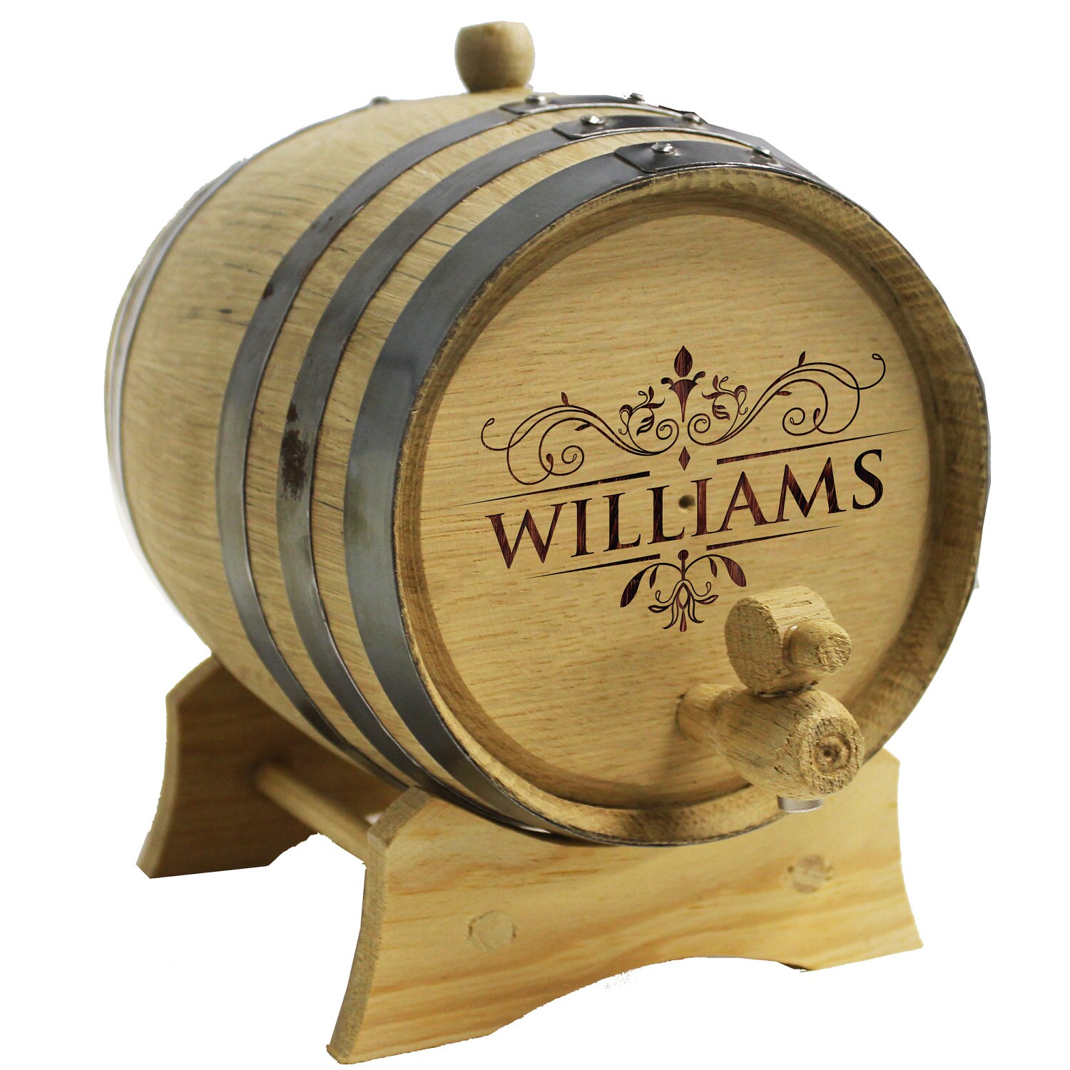 Custom Aging Barrel - Mini Oak Barrel - Small Whiskey Barrel - Wooden ...