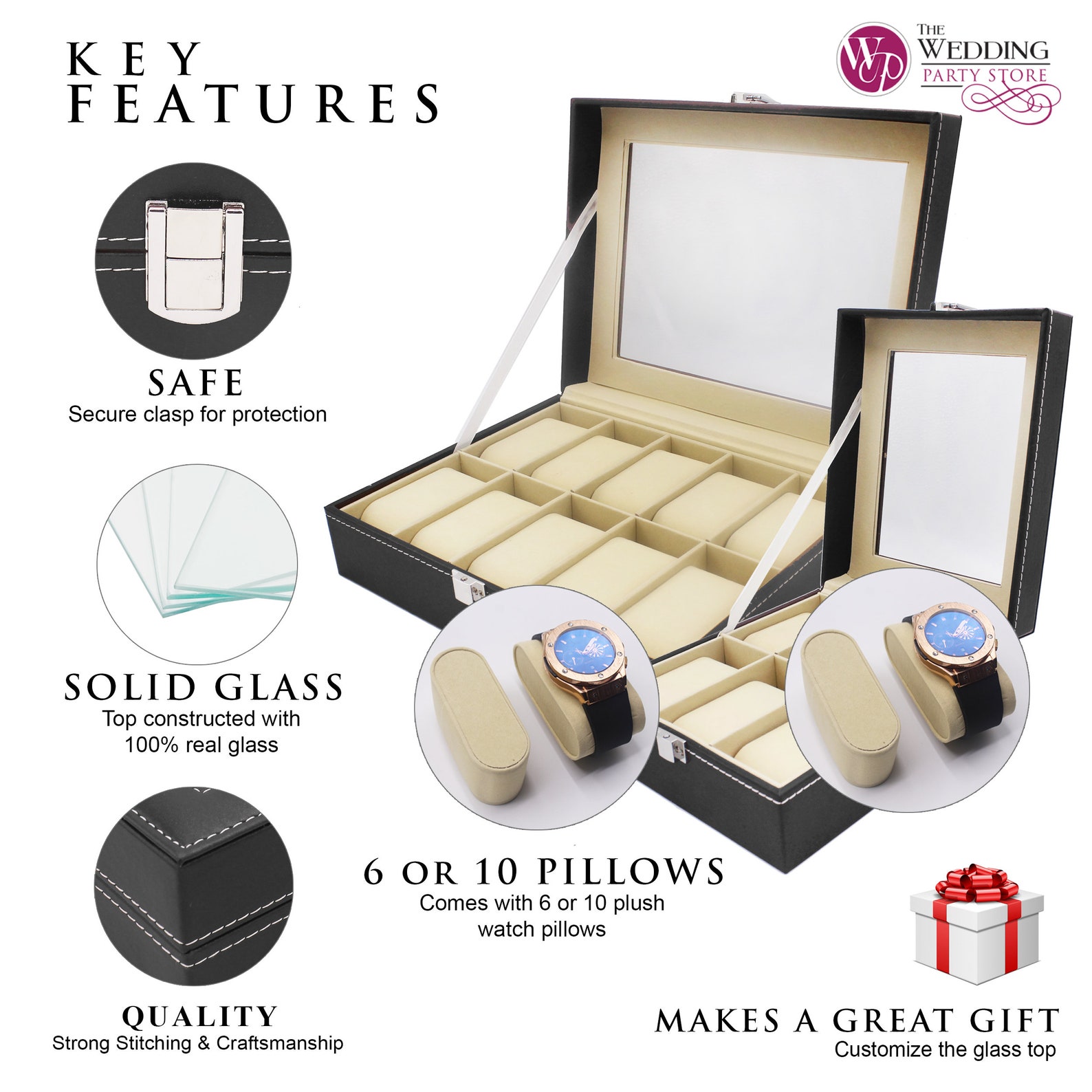 Watch Box for Men, Watch Case for Men, Watch Case Personalized, Watch ...