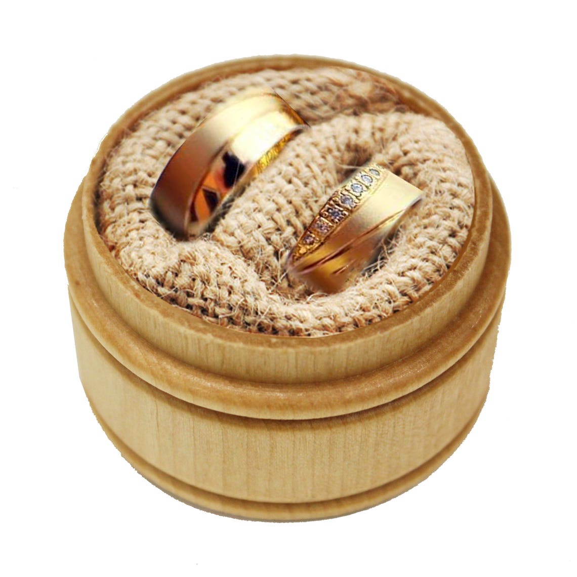 Wedding Rings Holder Rustic Ring Box Monogrammed Ring | Etsy