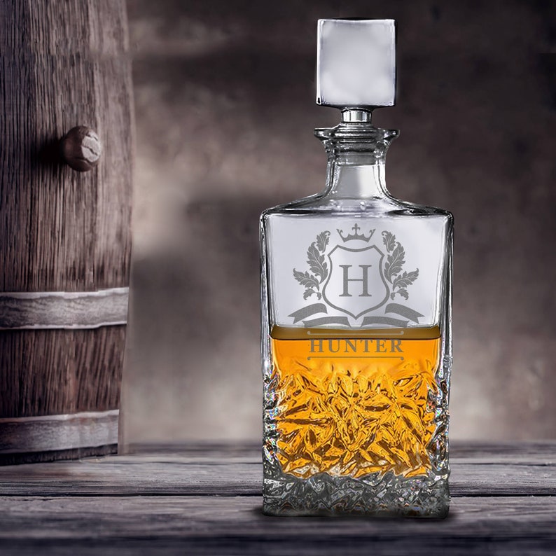 Whiskey Decanter Personalized Custom Whiskey Set Engraved | Etsy