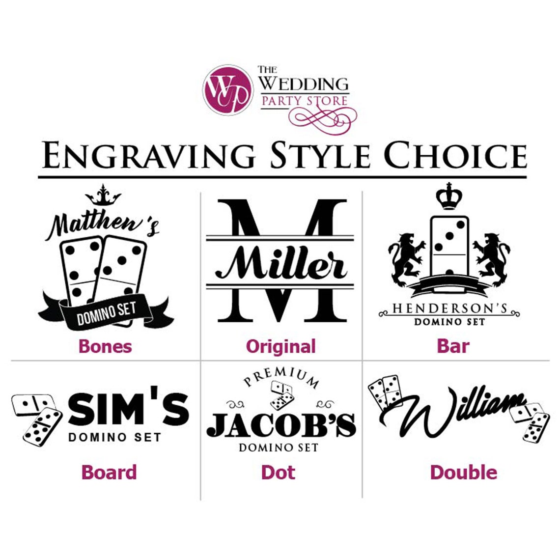 Personalized Domino Set, Engraved Dominoes Set, Personalized Board Game ...