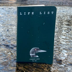 Waterproof Pocket Birding Notebook - Common Loon - Etsy