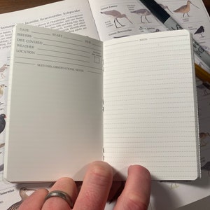 Waterproof Pocket Birding Notebook - Common Loon - Etsy
