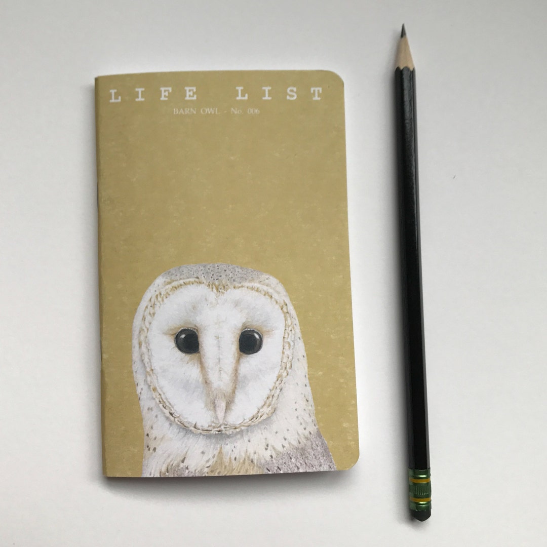 Pocket Birding Notebook - Barn Owl - Etsy