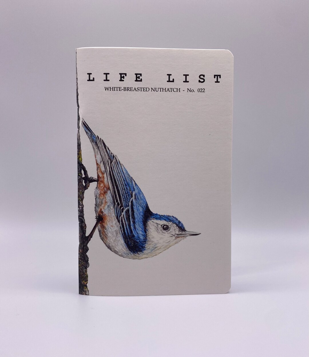 White-breasted Nuthatch - Pocket Birding Notebook - Etsy