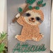 Baby Sloth String Art // Nursery Sloth | Etsy