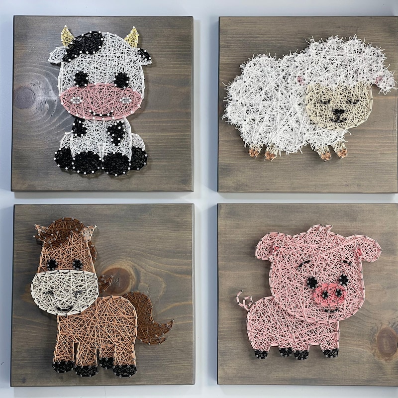 Pig String Art - Etsy
