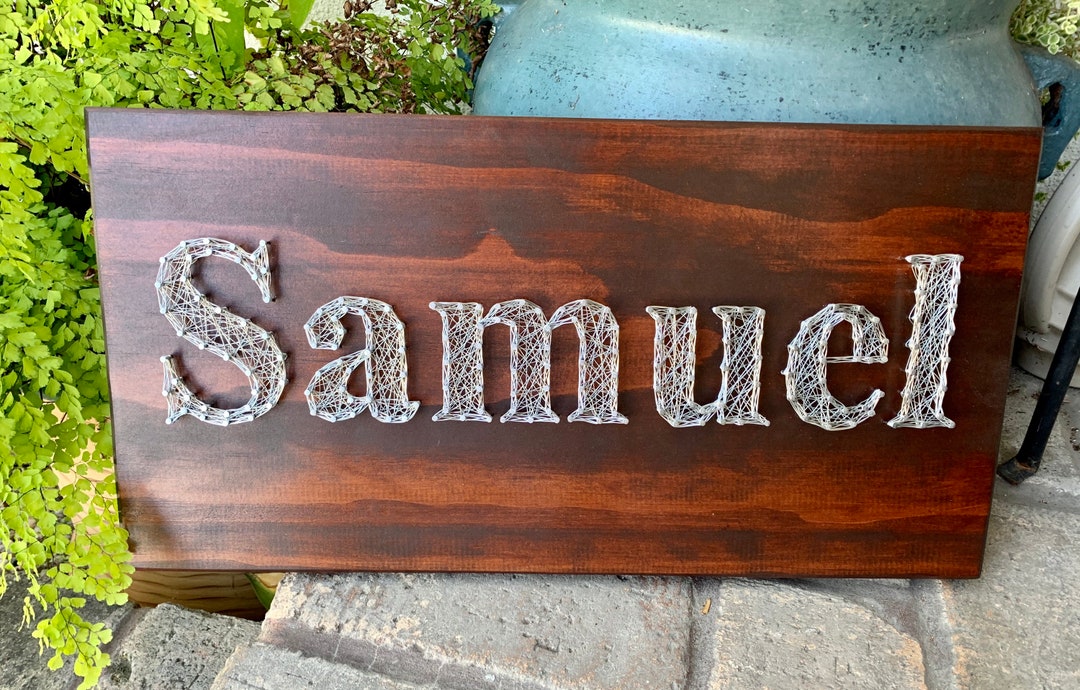 Wire String Art, Personalized Name Sign, Wire Sign - Etsy