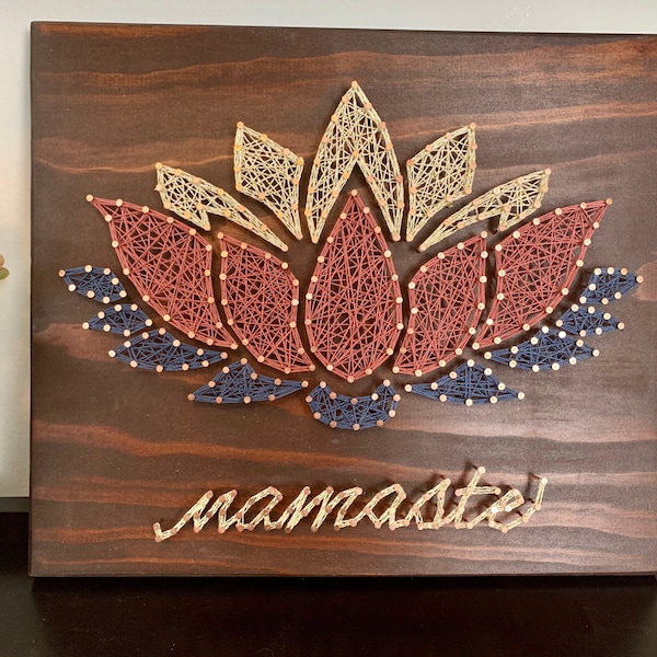 Lotus String Art - Etsy