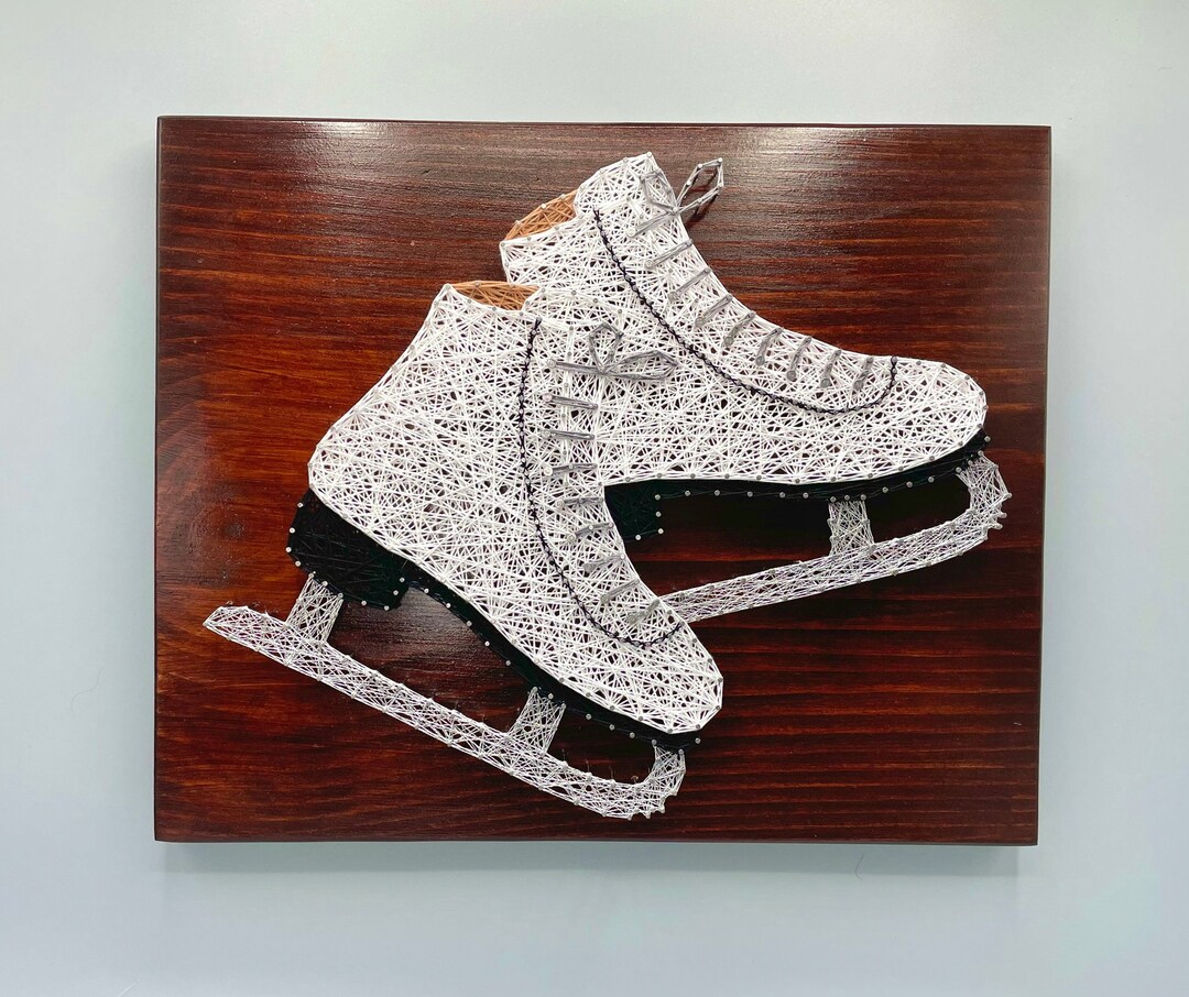 Ice Skates String Art // Ice Skating Gift - Etsy