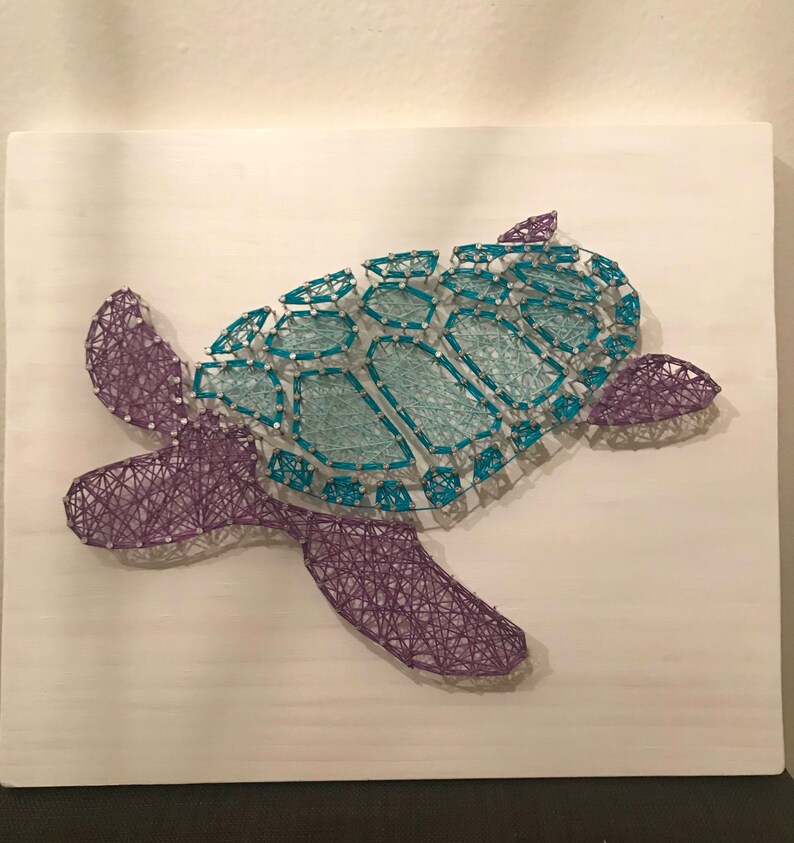 Sea Turtle String Art Ocean Life String Art | Etsy