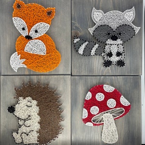 Woodland Fox String Art - Etsy