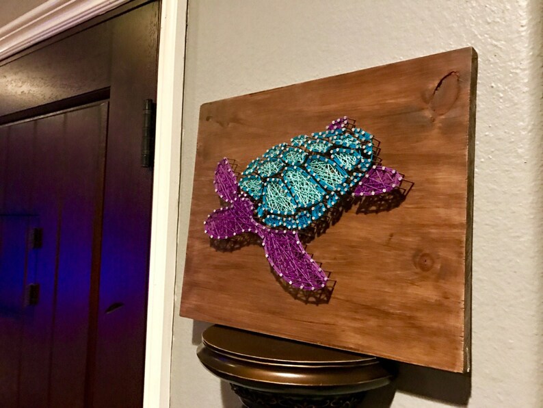 Sea Turtle String Art Ocean Life String Art | Etsy