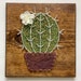 Cactus String Art // Succulent Decor - Etsy