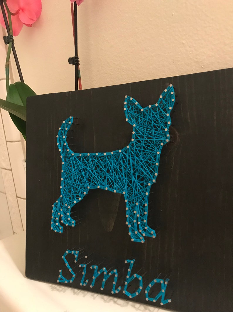 Chihuahua String Art // Dog Lover String Art - Etsy