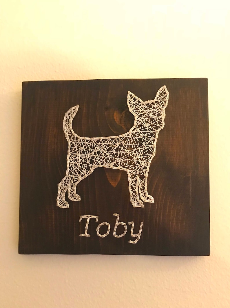 Chihuahua String Art // Dog Lover String Art - Etsy