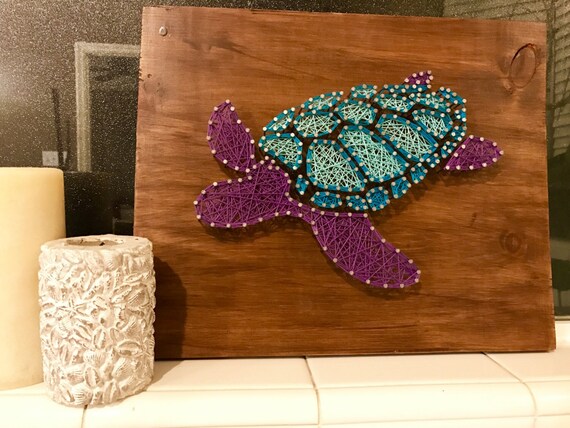 Sea Turtle String Art Ocean Life String Art | Etsy