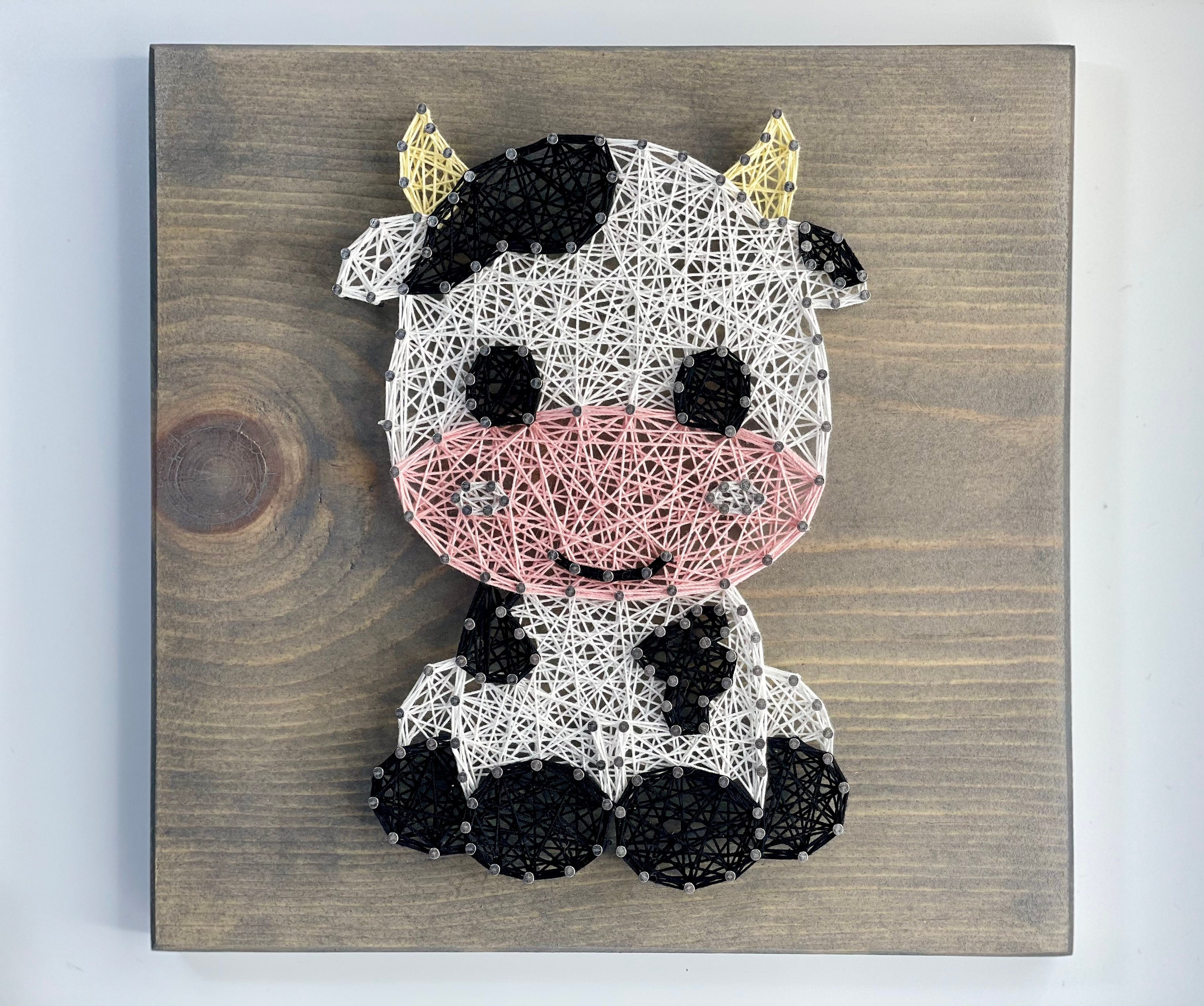 Farm Animal String Art // Horse Art // Pig Art // Sheep Art // | Etsy