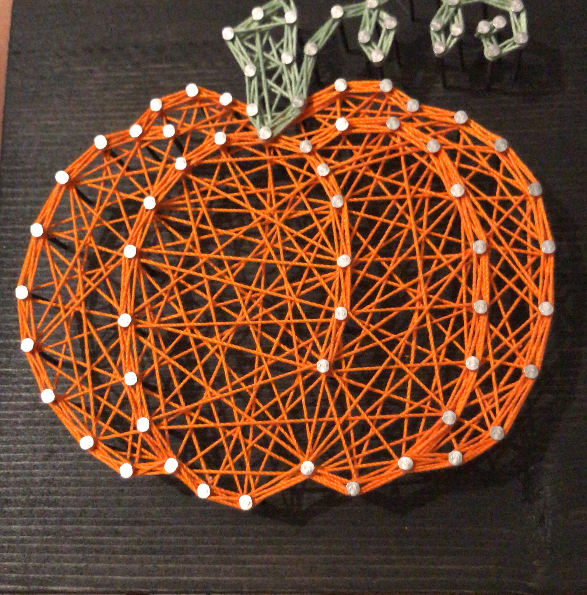 Fall Pumpkin String Art // Halloween Fall Decor - Etsy