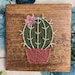 Cactus String Art // Succulent Decor - Etsy