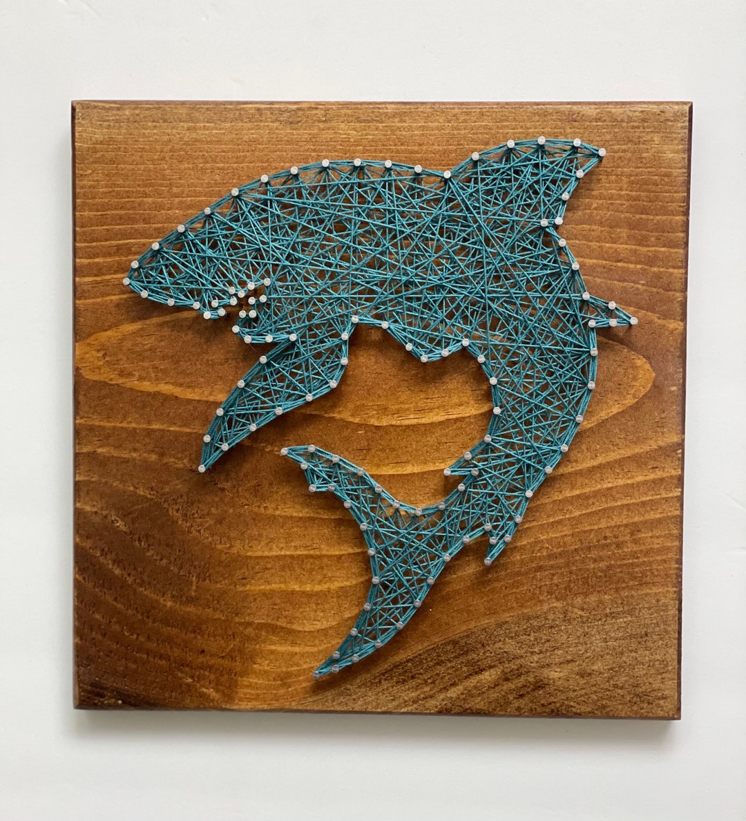 Shark String Art // Great White Shark - Etsy