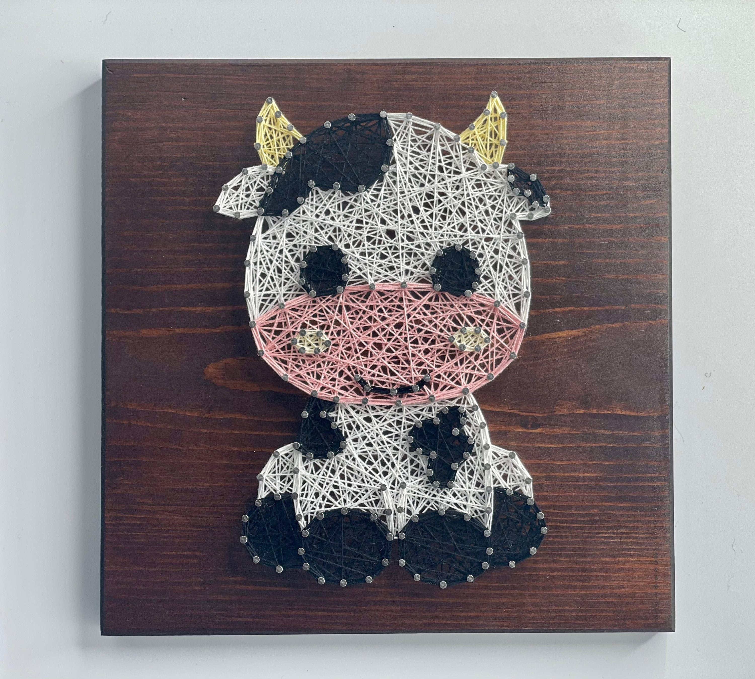 Farm Animal String Art // Horse Art // Pig Art // Sheep Art // | Etsy