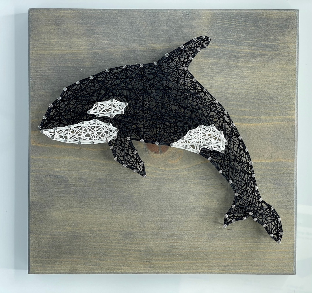 Killer Whale String Art / Orca Art - Etsy