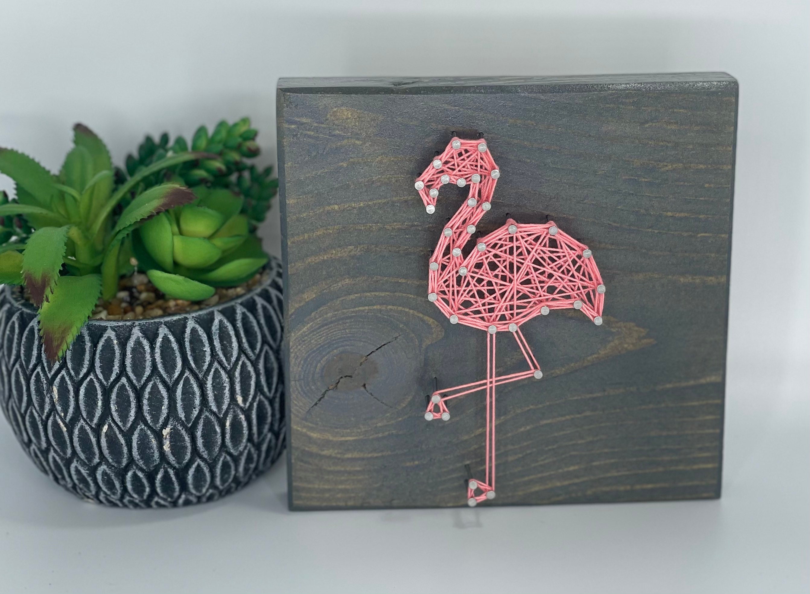 Mini Flamingo String Art Flamingo Decor - Etsy