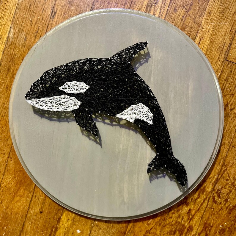 Killer Whale String Art / Orca Wall Art - Etsy