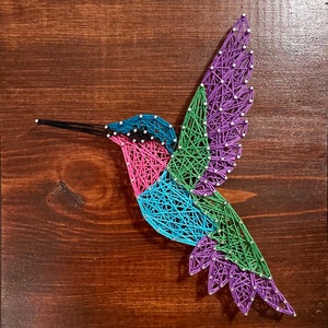 Hummingbird String Art - Etsy