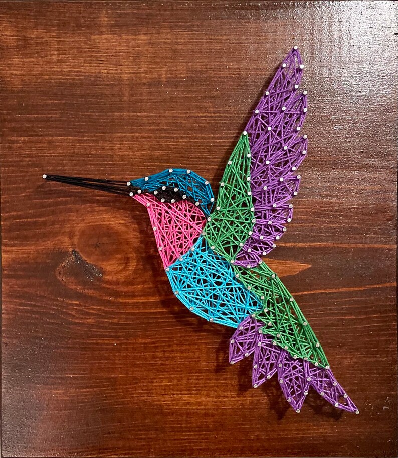 Hummingbird String Art - Etsy
