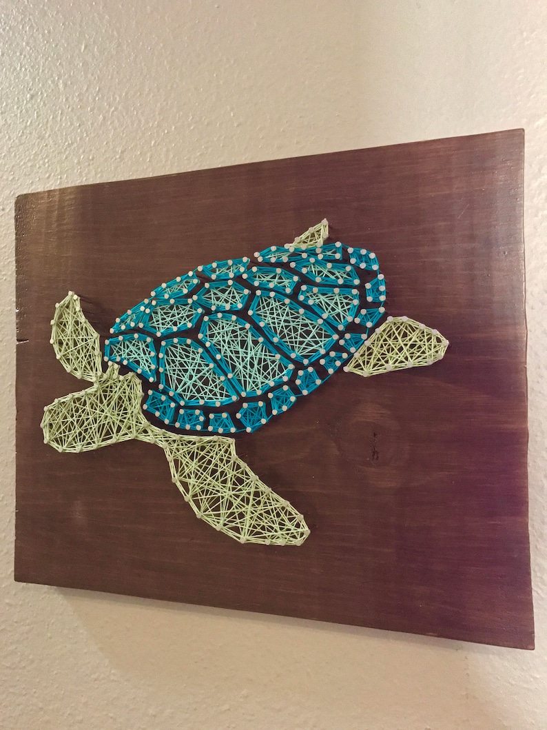 Sea Turtle String Art Ocean Life String Art | Etsy
